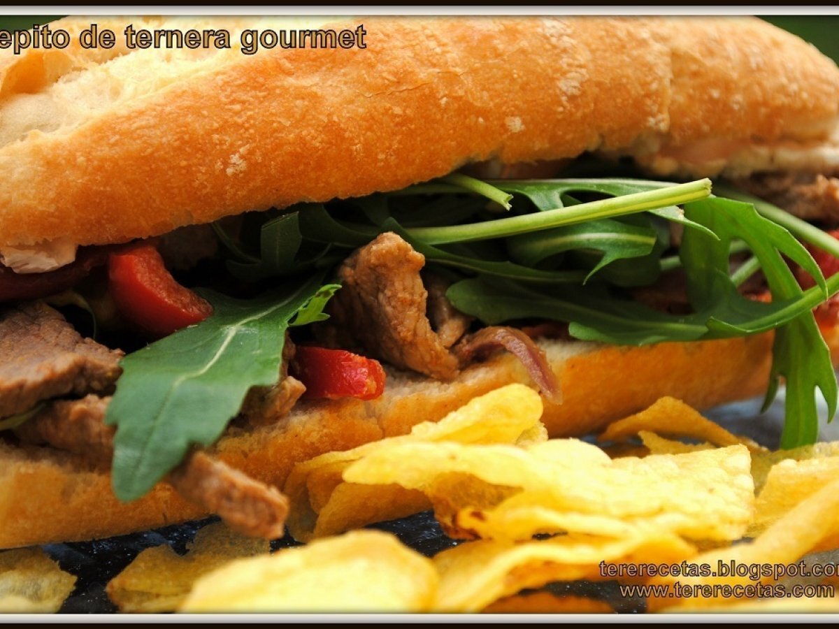 Receta de pepito de ternera gourmet fácil y deliciosa