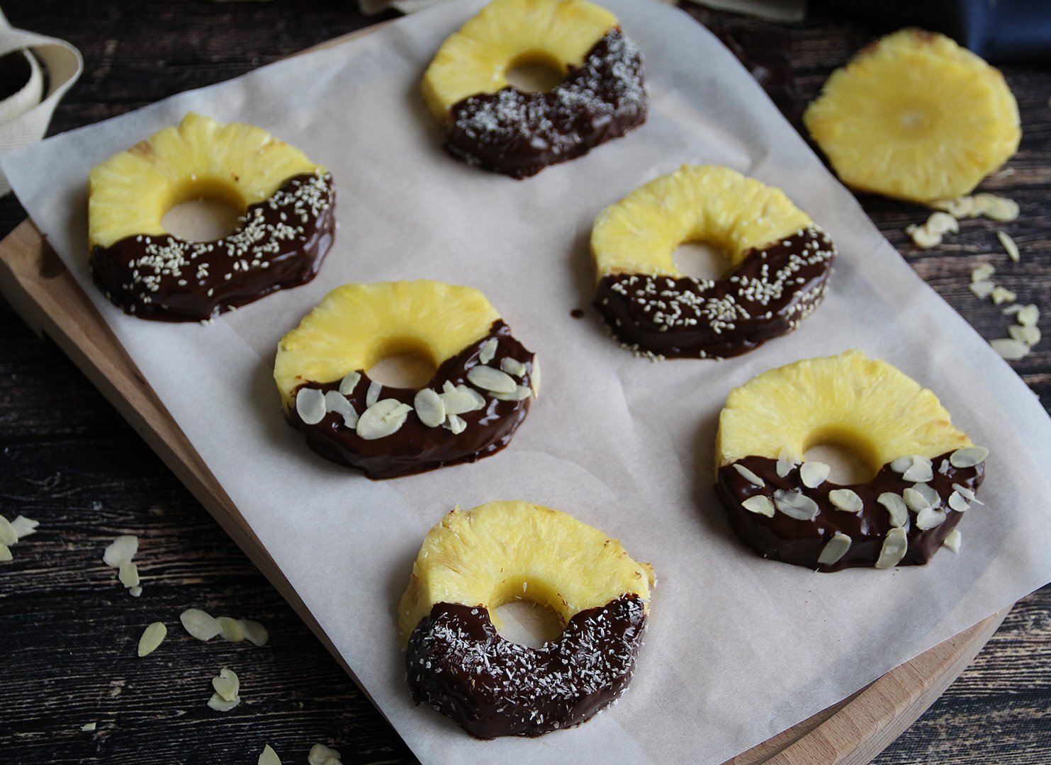Receta de piña con chocolate: postre fácil para niños