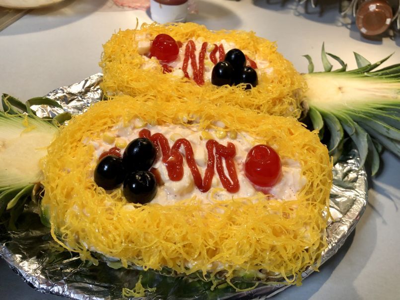 Piña rellena a mi estilo - Receta Petitchef