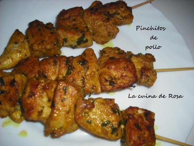 Receta de pinchitos de pollo fáciles y sabrosos