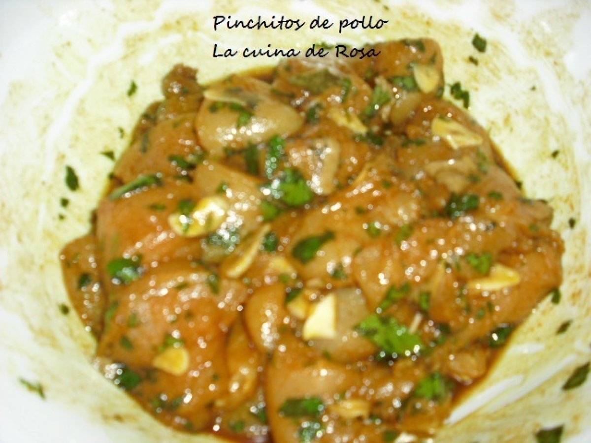 Receta de pinchitos de pollo fáciles y sabrosos