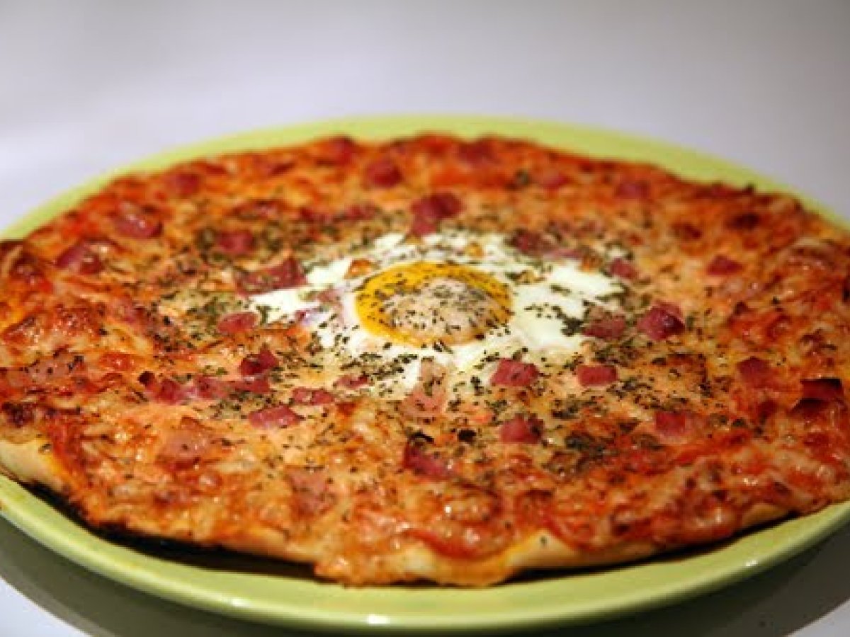Receta de pizza bismarck