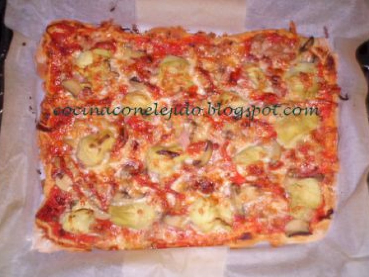 Pizza casera - Receta Petitchef