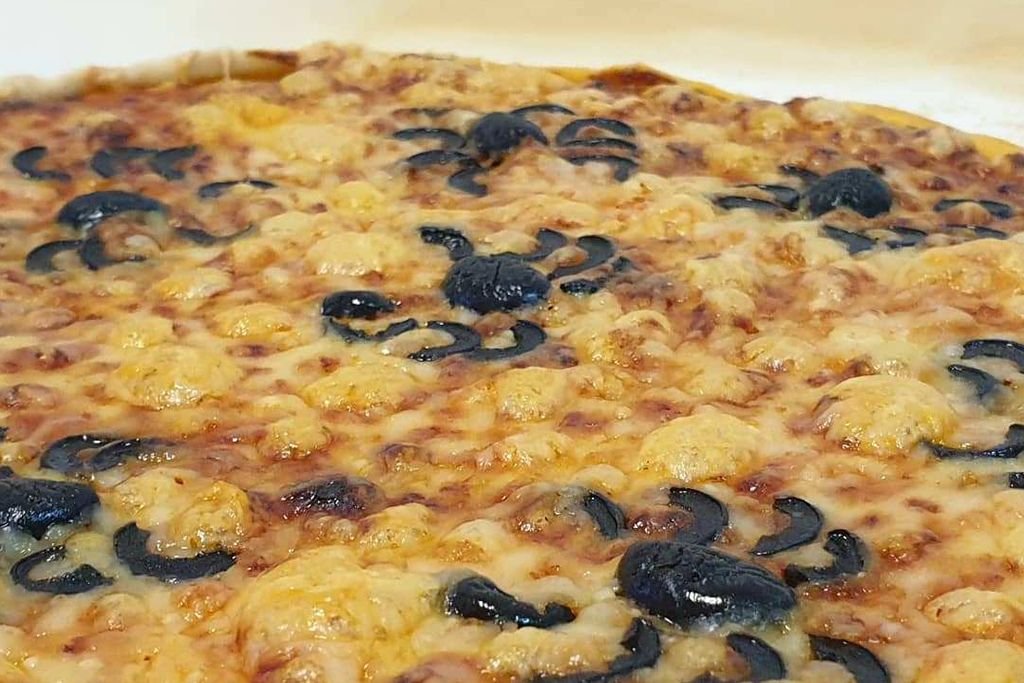 Receta de pizza de arañas