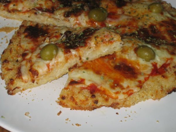 Receta de pizza de arroz fácil y deliciosa