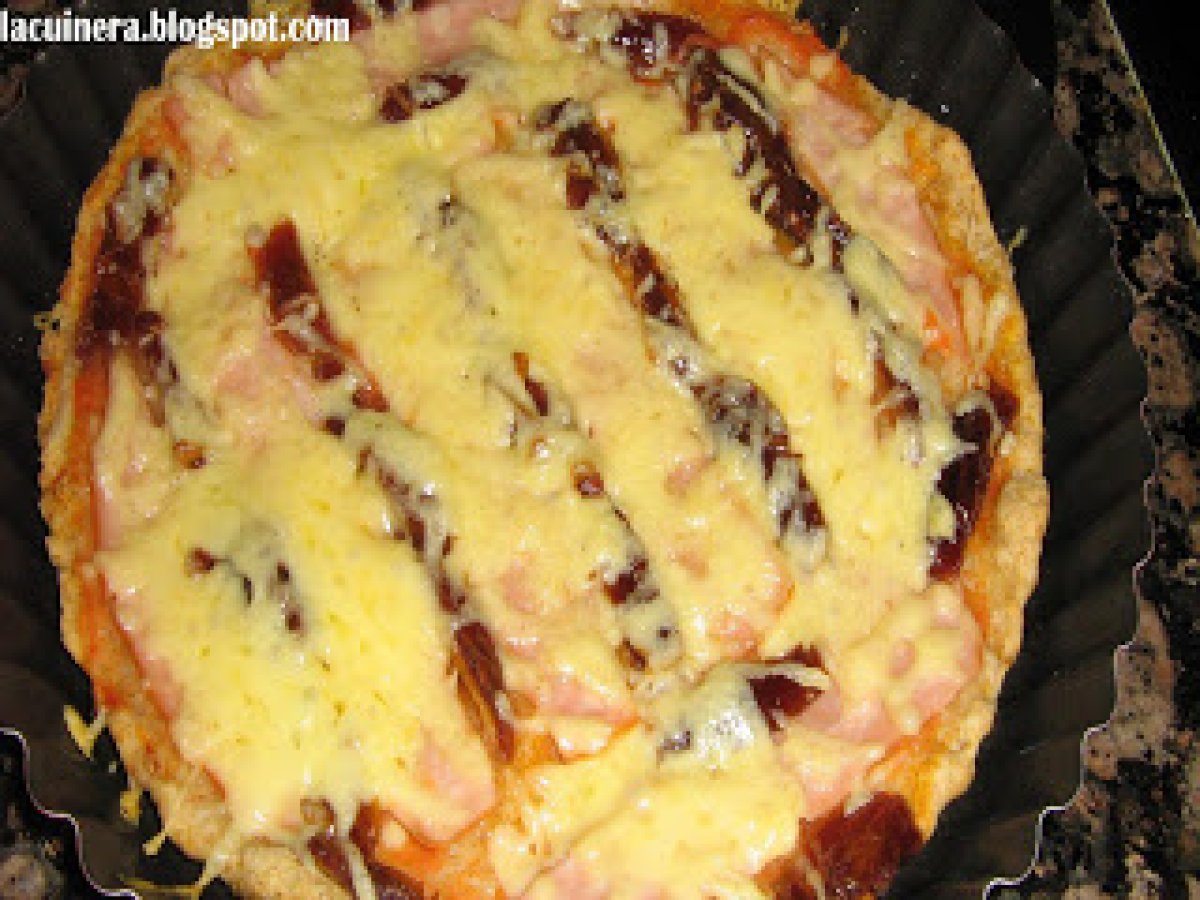 Pizza de bacon y datiles - Receta Petitchef