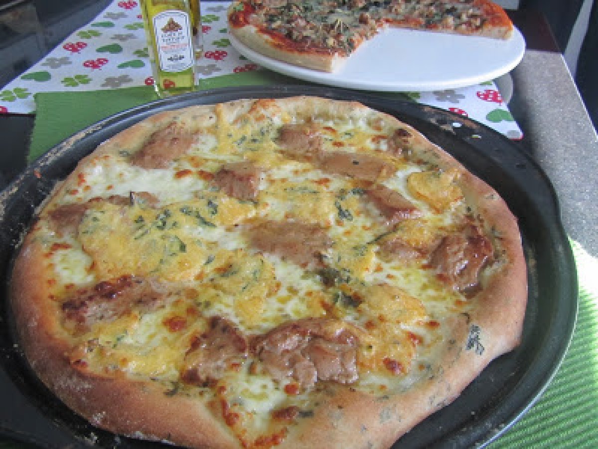 Receta de pizza modo mio