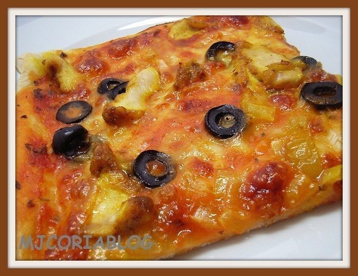 Receta de pizza moruna fácil y rápida para cenar