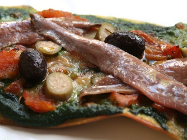 Pizza verde - Receta Petitchef