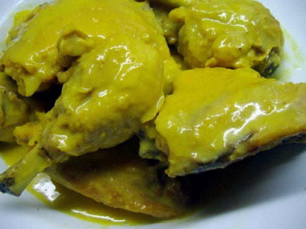 Pollo al cava con azafrán - Receta Petitchef