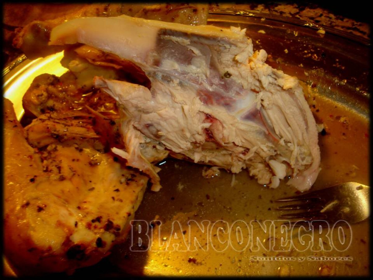 Receta de pollo al horno jugoso