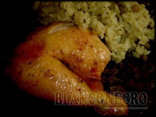 Receta de pollo al horno jugoso