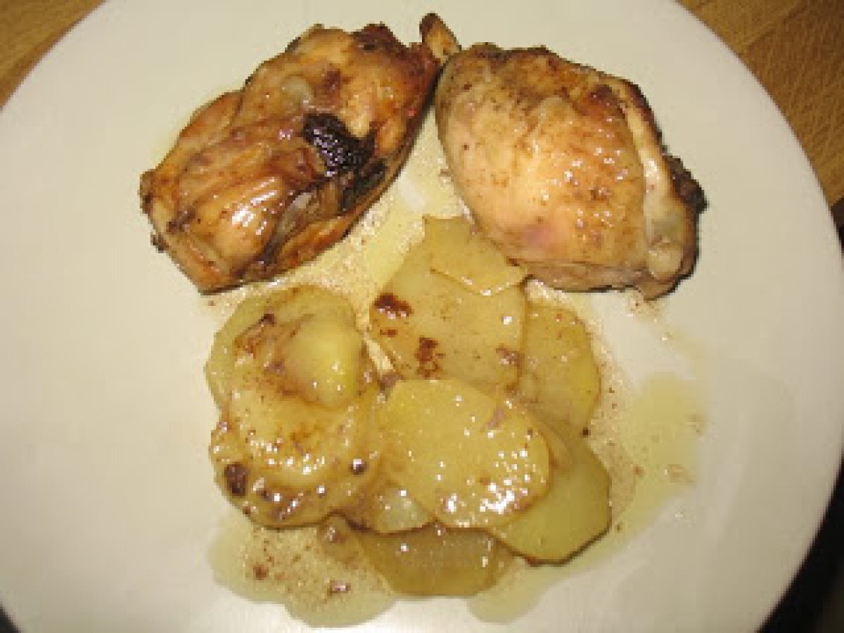 Receta de pollo al horno troceado fácil y deliciosa