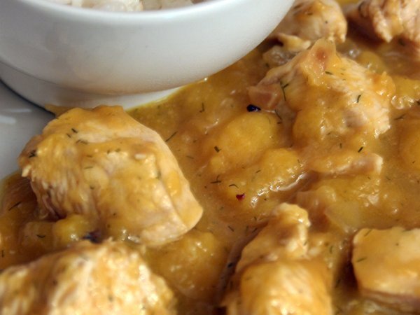 Receta de pollo al mango fácil y deliciosa