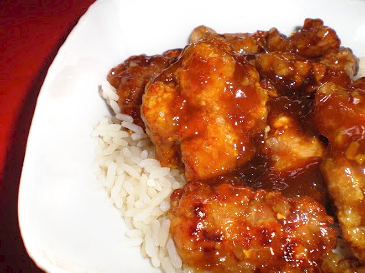 Receta de pollo chino a la naranja al horno