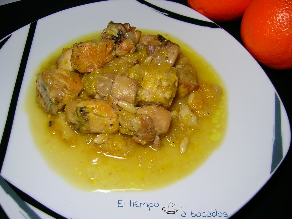 Receta de pollo con naranjas fácil y deliciosa