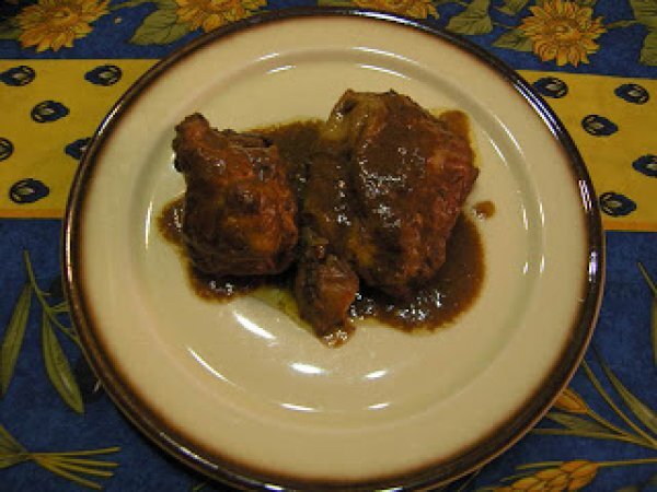 Receta de pollo con salsa al chocolate
