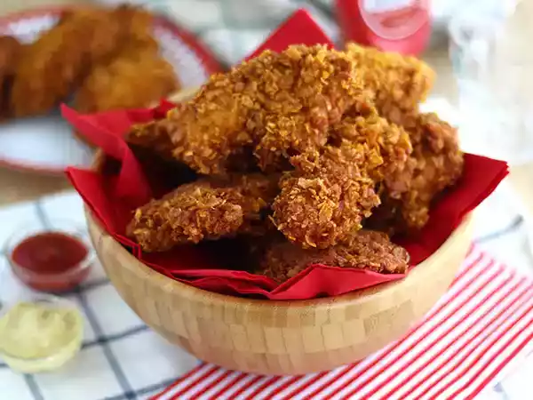 Receta de pollo crujiente como en kfc
