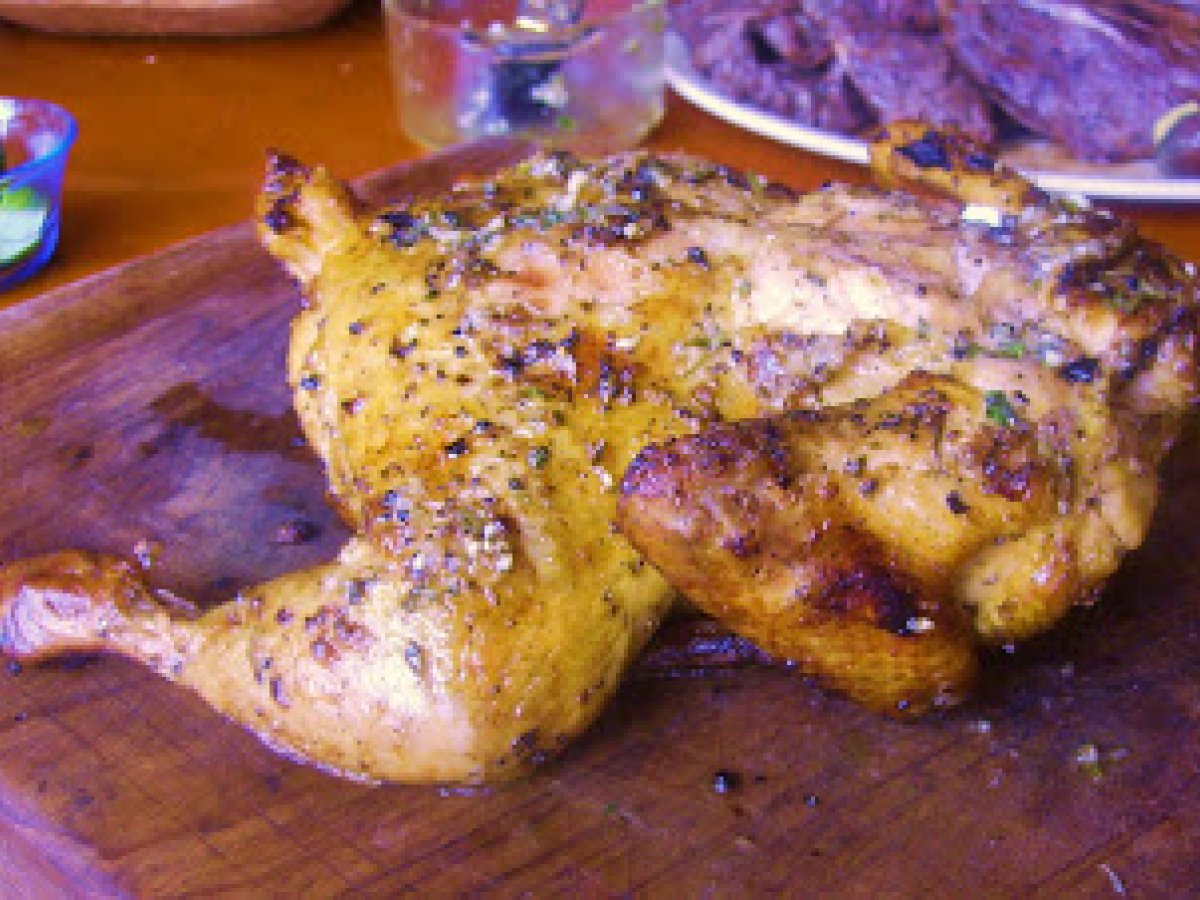 Receta de pollo en mojo de ajo caribeño