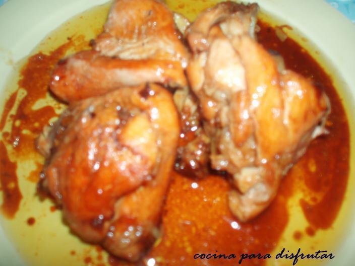 Pollo rustido con coñac - Receta Petitchef