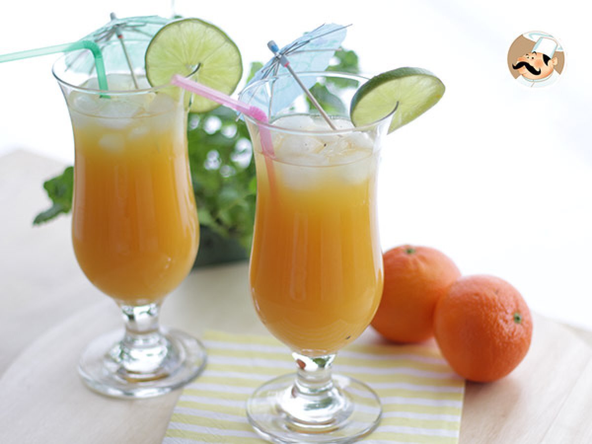 Receta de ponche exótico