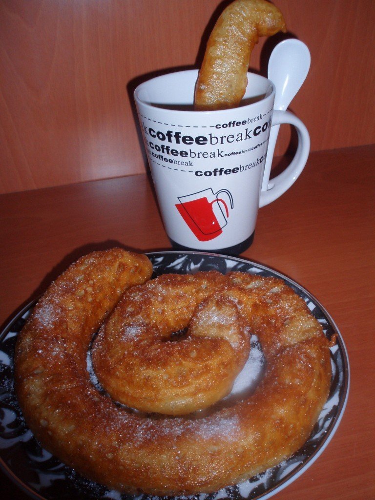 Receta de porras con chocolate fácil y deliciosa