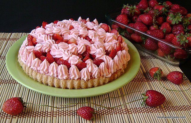 Receta de postre de frutillas súper rápido y fácil