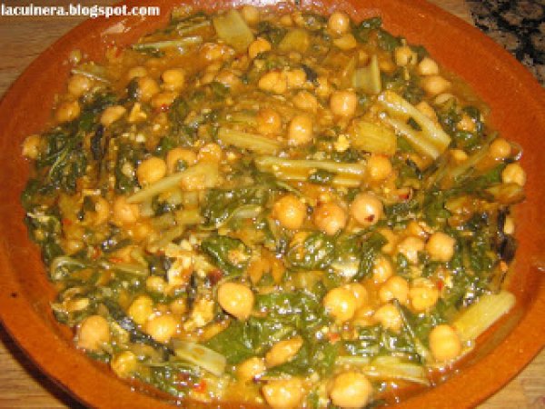 Potaje de garbanzos con acelgas - Receta Petitchef