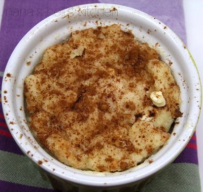 Receta de pudding de pan instantáneo