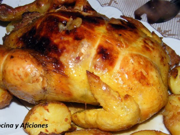 Receta de pularda de navidad rellena fácil y deliciosa