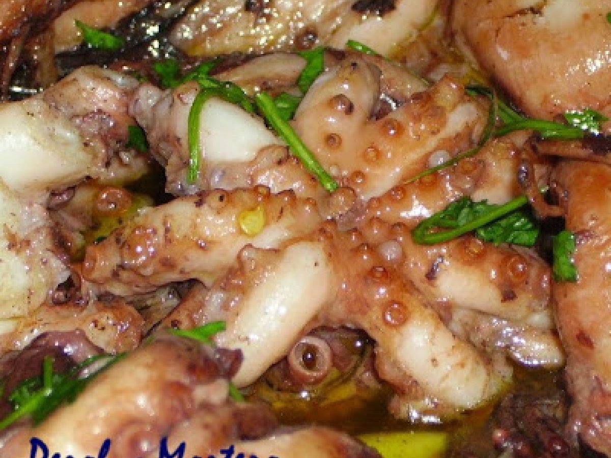 Receta de pulpitos al ajillo fácil y deliciosa