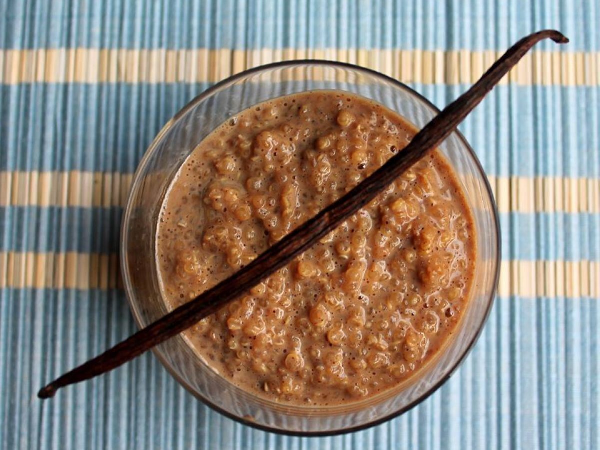 Receta de quinoa con leche fácil y saludable