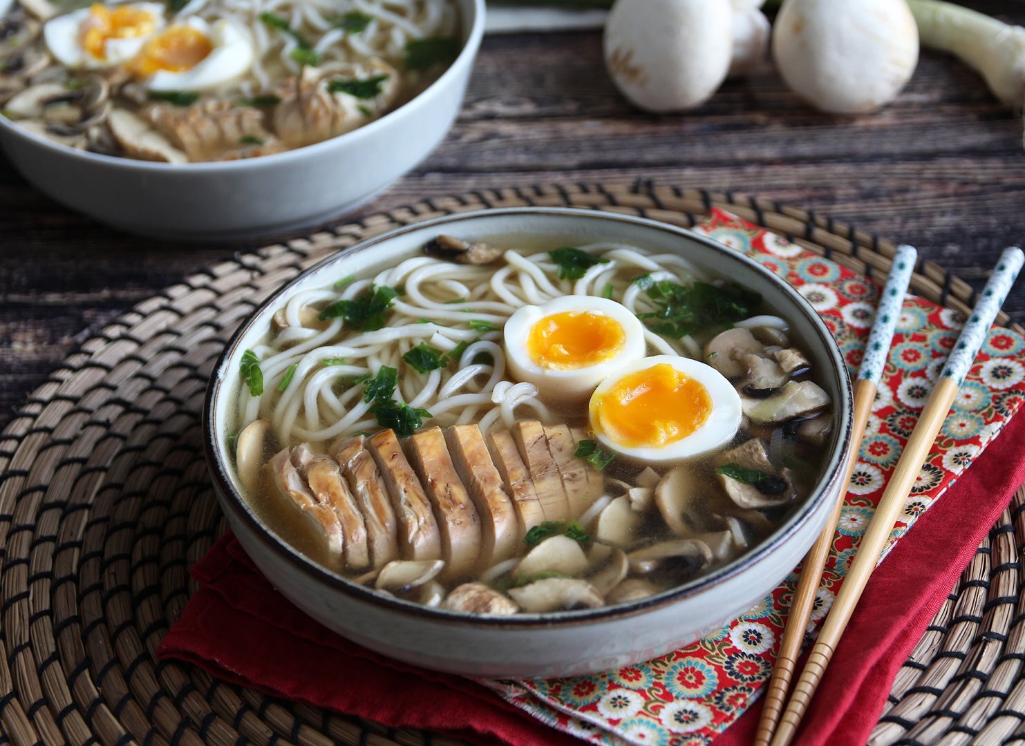 Receta de ramen de pollo: fácil y deliciosa sopa asiática