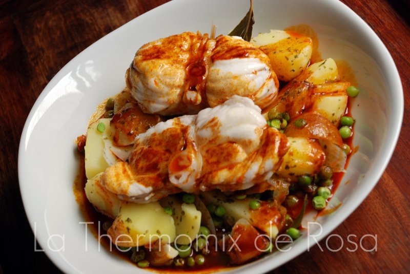 Receta de rape a la gallega en thermomix fácil y rápida