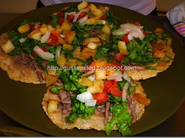 Receta de sopes, pellizcadas, picadas, migadas, chalupas, huaraches ...