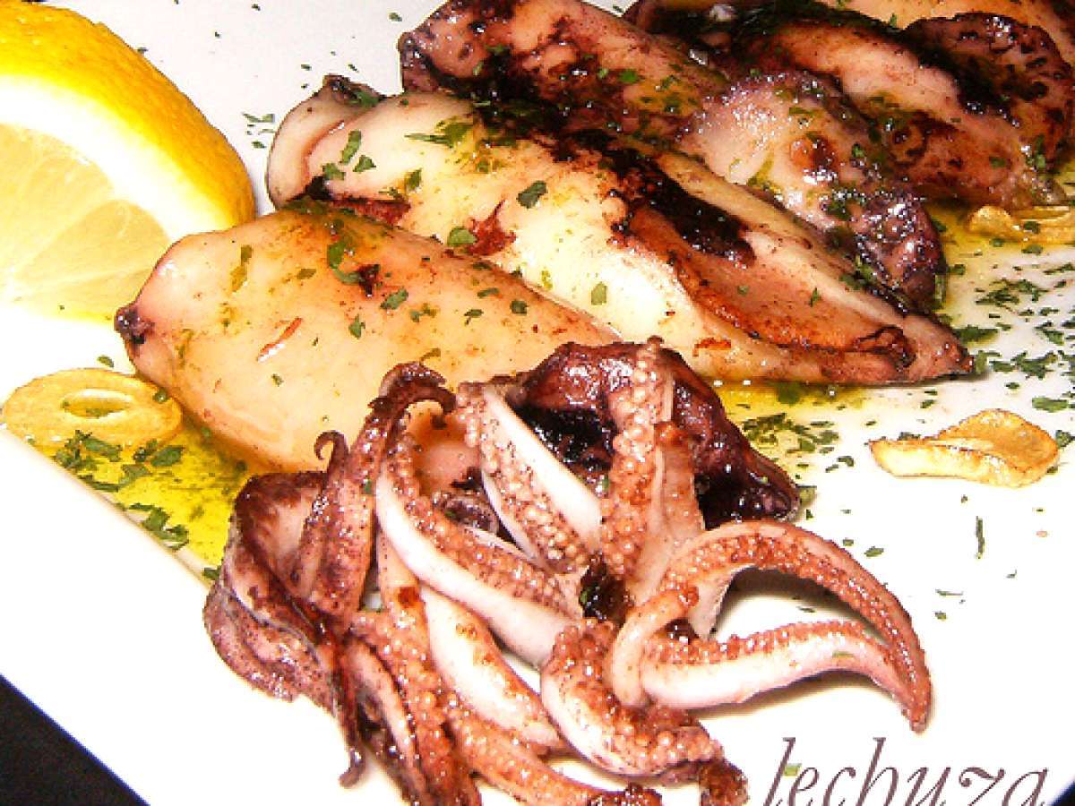 Receta del sr. D: Chipirones a la plancha - Receta Petitchef