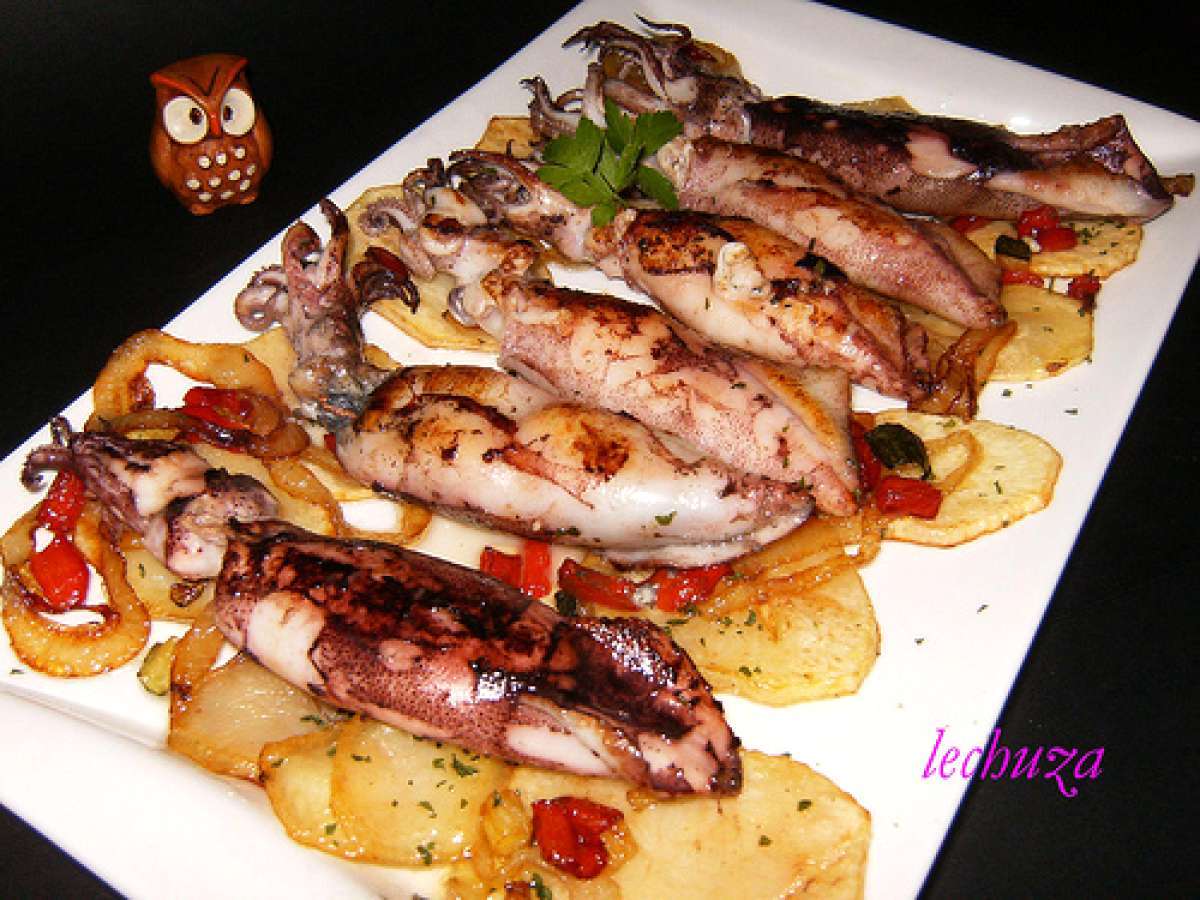 Receta del sr. D: Chipirones a la plancha - Receta Petitchef