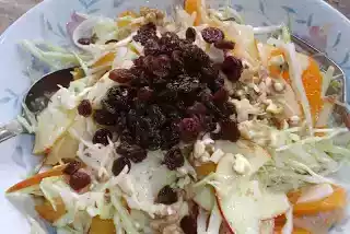 Receta ensalada de col agria-dulce fácil y saludable