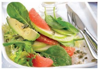 Receta de ensalada de palta y frutas