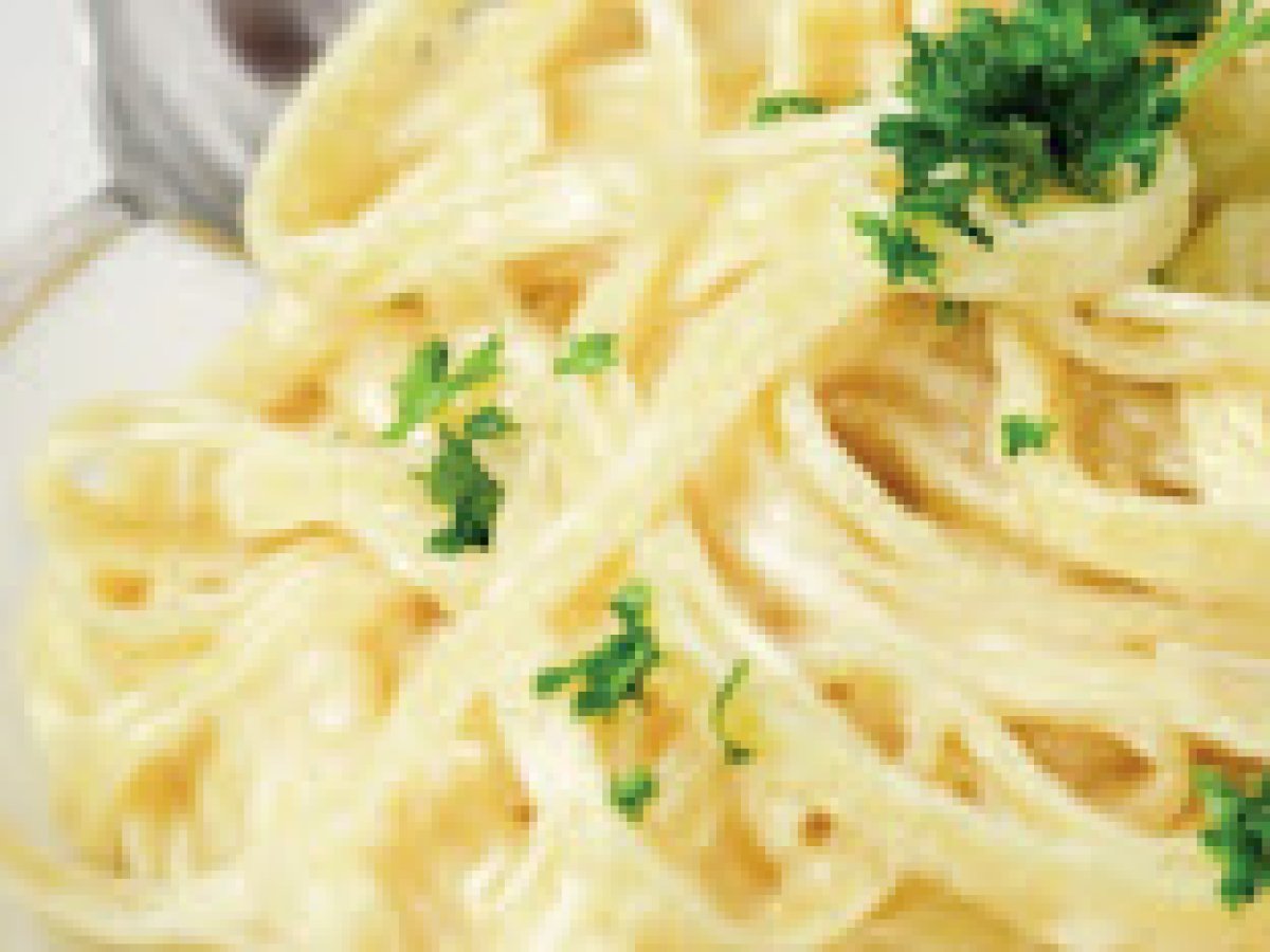 Receta de fetuccini al limón