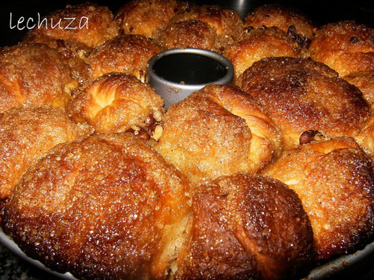Receta navideña de pan de mono (monkey bread)