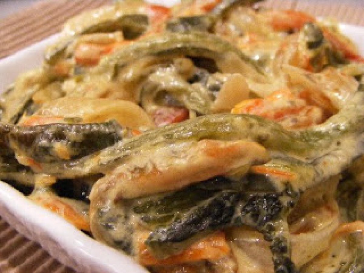 Receta de pollo en rajas