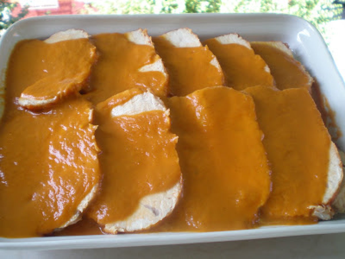 Receta de redondo de pavo en salsa