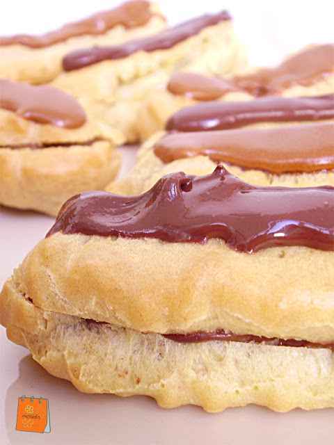 Relampagos de café y chocolate - Receta Petitchef
