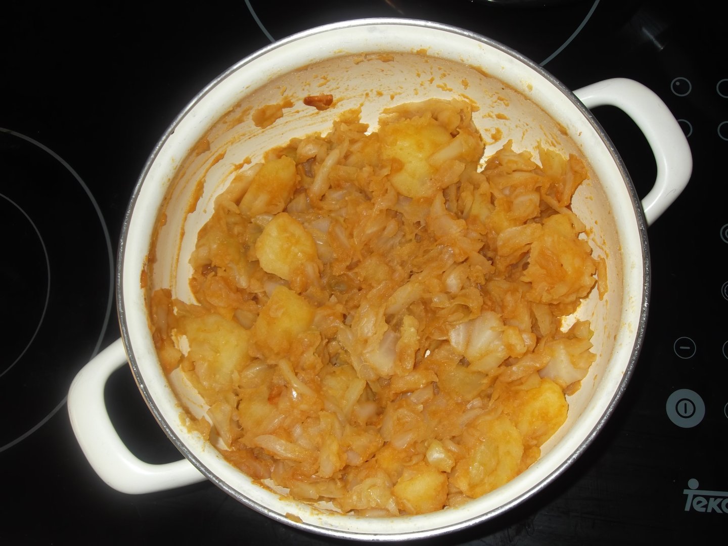 Receta de repollo rehogado fácil y saludable