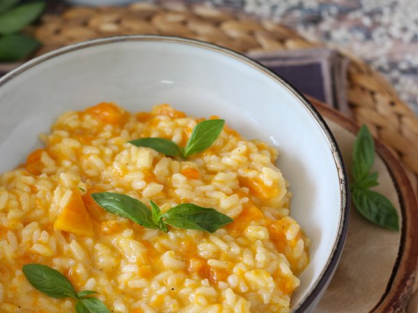 Receta de risotto de calabaza, reconfortante y sabrosa