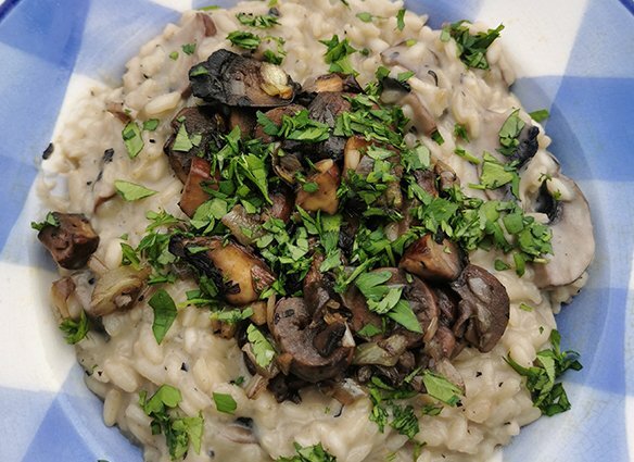 Receta de risotto de setas súper cremoso