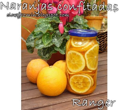 Receta de rodajas de naranja en almíbar fácil y rápida