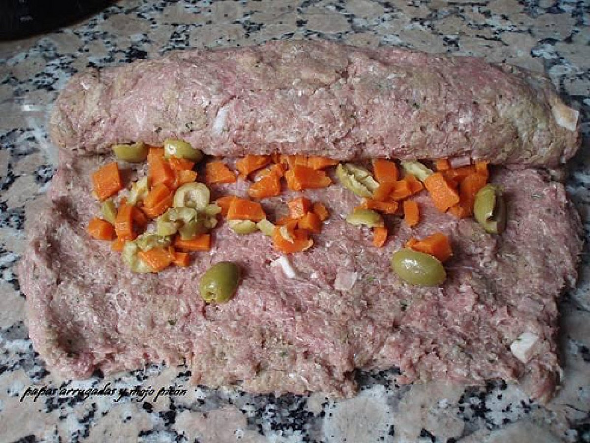 Receta de rollo de carne relleno paso a paso fácil