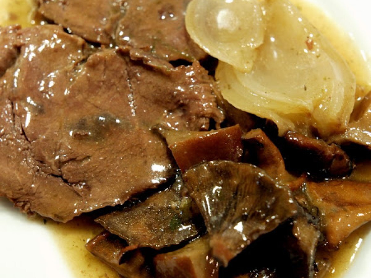 Rustido de caballo con setas - Receta Petitchef
